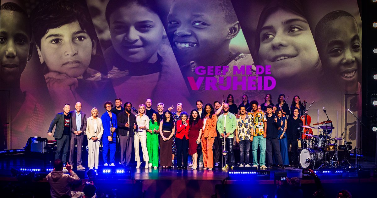 Tv-avond 'Geef me de vrijheid' groot success| War Child